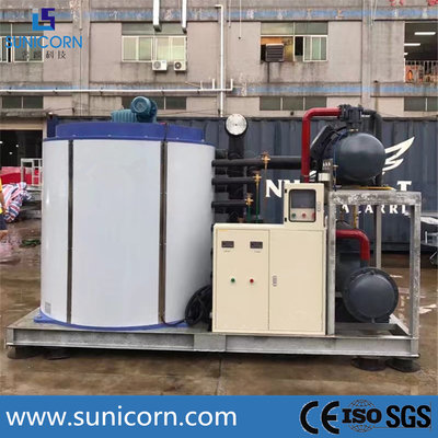 64.87Kw Commercial Flake Ice Maker 20T Daily Output With R404/R22 Refrigerant