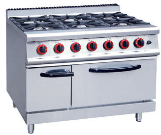 China Easy Operating Industrial Gas Electric Oven , Gas Cooktop With Electric Oven supplier