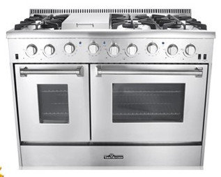 China Commercial Restaurant Convection Gas Electric Oven  , Double Oven Gas Cookers supplier