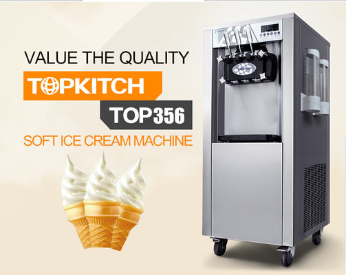 Stainless Steel Compressor Hard Ice Cream Maker Commercial Pre Cooling System supplier