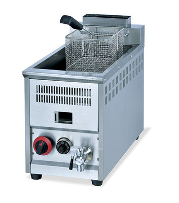 2 Tanks 4 Basket Electric Deep Fryer Commercial With Computer Control Panel supplier