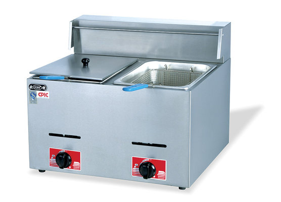 Potato Chips Oil Free 1 Tank Electric Deep Fryer , Double Fryer Deep Fryers supplier