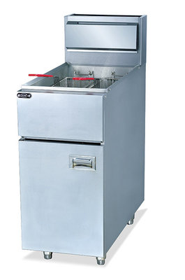Siliver Countertop Countertop Electric Deep Fryer , Electric Deep Frying Machine supplier