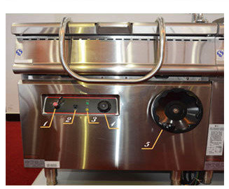 Electronic Ignition Tilting Braising Pan Freestanding CE Certification supplier