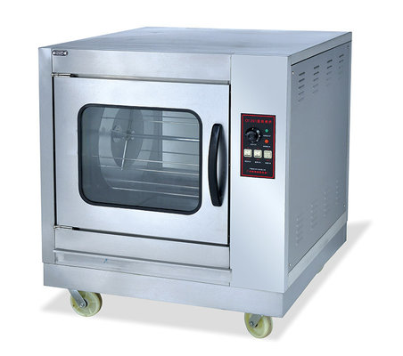 Vertical Electrical Chicken Rotisserie Oven Free Standing 1340 X 650 X 1580 mm supplier