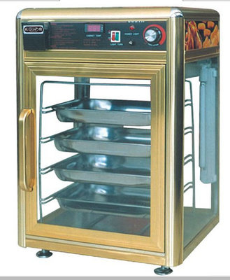 Kitchen Shelves Glass Food Warmer Cabinet , Bread / Pizza Warming Cabinet supplier