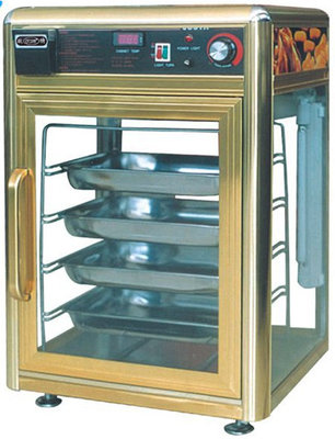 Kitchen Shelves Glass Food Warmer Cabinet , Bread / Pizza Warming Cabinet supplier