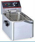 5.5 Liters 2 Tanks Dual Basket Deep Fryer 50 - 300 Degree CE Certification supplier
