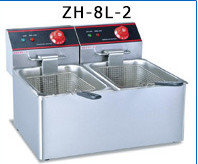 Oil Outlet Large Electric Deep Fryer Machine , Stainless Steel Deep Fat Fryer supplier