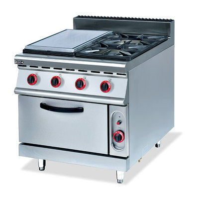 Professional Convection Gas Electric Oven With Black Porcelain Drip Pan supplier