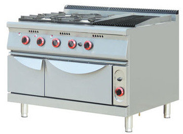 Commercial Kitchen Gas Burner Electric Oven 6 Burner Table Top Cooker supplier
