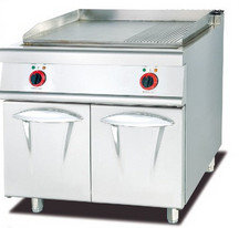 Heavy Duty Commercial Electric Griddle Non-Stick Cooking Surface With Cabinet supplier