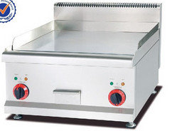 AISI 304 Big Capacity Industrial Electric Griddle , Portable Electric Flat Top Grill supplier