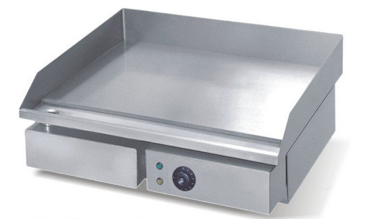 Popular Hotel Fast Food Electric Commercial Griddle With Flat Cooking Plate supplier