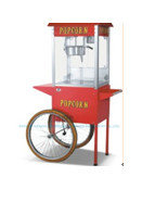 Automatic Caramel Traditional Popcorn Maker , Countertop Popcorn Machine With Wheels supplier