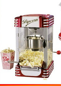 Luxury Top 8OZ Commercial Popcorn Machine Home / Theatre Style Popcorn Maker supplier