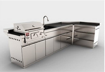 Silver Color Gas Smokeless Barbecue Grill Adjustable Height With Large Cooking Area supplier