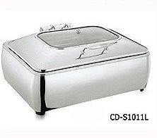 800W Electric Commercial Chafing Dishes Food Warmer Cart 49.5 X 47 X 41.5 CM supplier