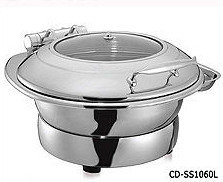 Portable Unique Hydraulic Electric Chafing Dishes 8 Quart Capacity Roll Top Chafer supplier