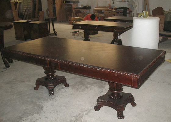 Custom Luxury Dining Room Furniture Sets 180cm Wood Rectangular Dining Table