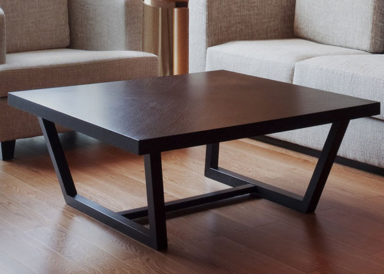 Round Walnut Traditional Wood Accent Table 120 cm For Aman Resorts Hotel