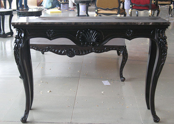Black Wooden Consoles Table For Modern Hotel Luxury Living Room Furniture