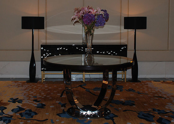 Contemporary Modern Hotel Lobby Sofa , Fabric Upholstered Club Chairs