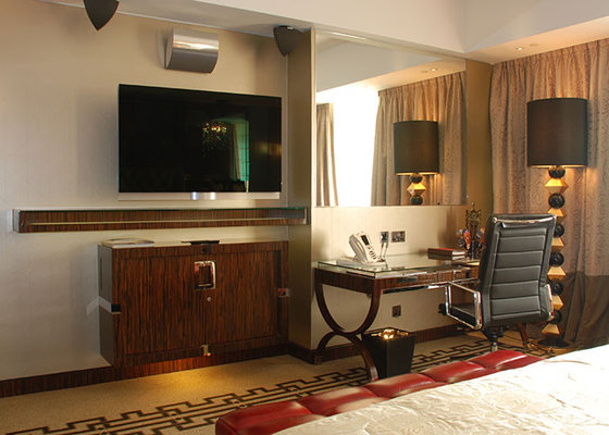 Comfortable Beige Leather Headboard Luxury Hotel Furniture Approved SGS