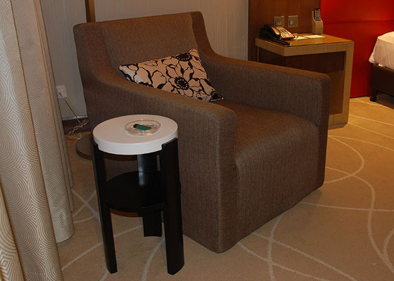 Crowne Plaza Hotel Bedroom Furniture , Elegant Brown Guest Bedroom Furniture
