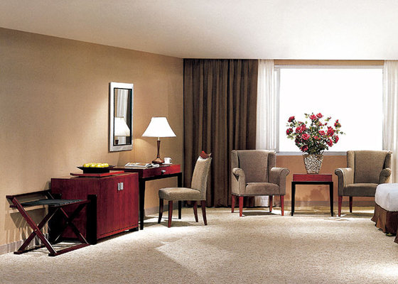 Zebrano Veneer Finished Inn Black Wood Frame High End Bedroom Furniture