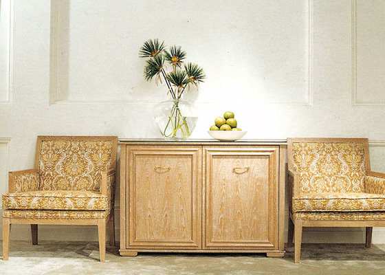 Country Retro Style Hotel Bedroom Furniture Mid - Century Ash Finished