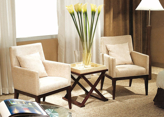 Mahogany Finished Double - Bed Bedroom Furniture Modern Corner Table