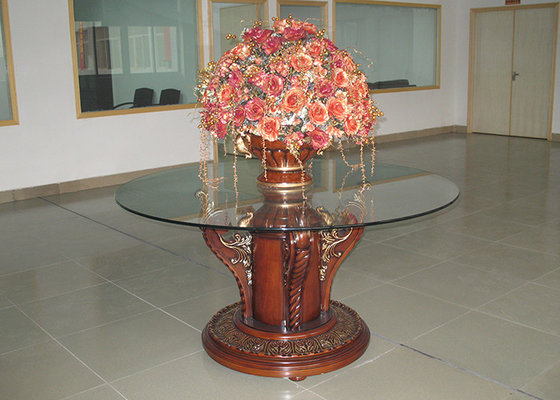 Wooden Lobby Furniture Sets Mahogany Round Modern Wood End Tables