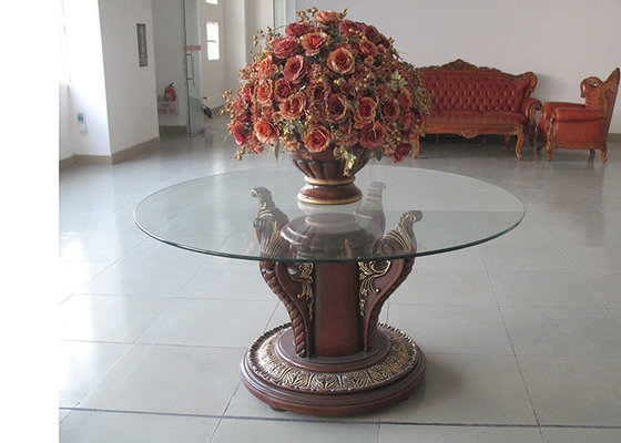 Wooden Lobby Furniture Sets Mahogany Round Modern Wood End Tables