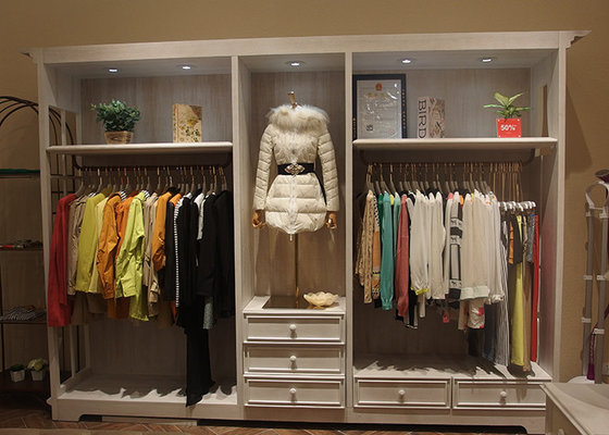 Fashional Bedroom Clothing Store Furniture , Retail Store Display Furniture