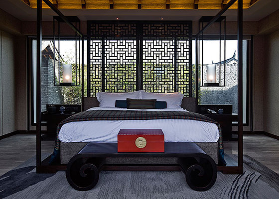 Timber Elegant Four - Poster Bed Traditional Bedroom Furniture With Step