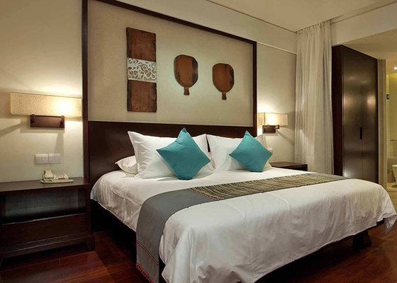 E1 Level Panel Beach Luxury Hotel Furniture Teak Veneer Finished