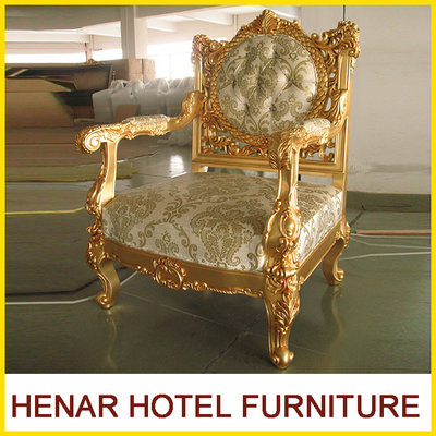 Hotel Luxury Furniture King Throne Chair / Dining Chair / Salon Chair Standard