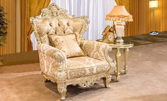 Hotel Luxury Furniture King Throne Chair / Dining Chair / Salon Chair Standard