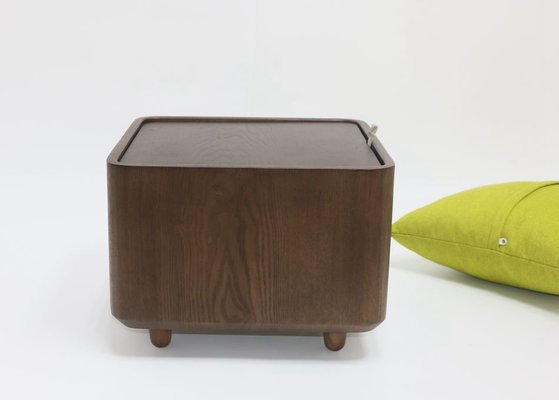 Home Simple Luxury Living Room Furniture Storage Wooden Stool With Cushion