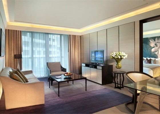 Modern Luxury Living Room Furniture Hotel / Holiday Inn Bedroom Set High End