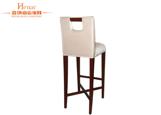 Luxury Stacking Kiln Dried Wooden Bar Chairs / Modern Club Furniture