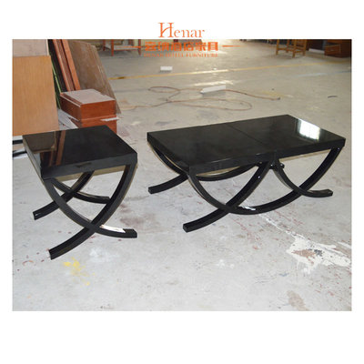 Modern Rectangle High Glossy Wooden Coffee Table Black Or Customized