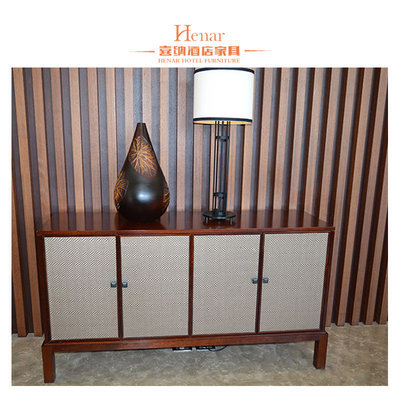 Luxury Walnut Console Table for Living Room / Star Hotel Hobby Lobby
