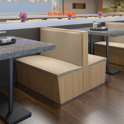 Modern Commercial Restaurant Bar Furniture / Restaurant Booth Seating