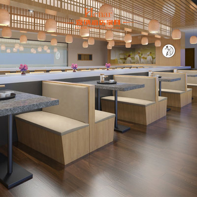 Modern Commercial Restaurant Bar Furniture / Restaurant Booth Seating