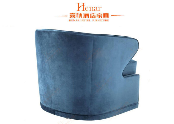 European Style Hotel Lobby Furniture , Leisure Area Comfortable Single Sofa