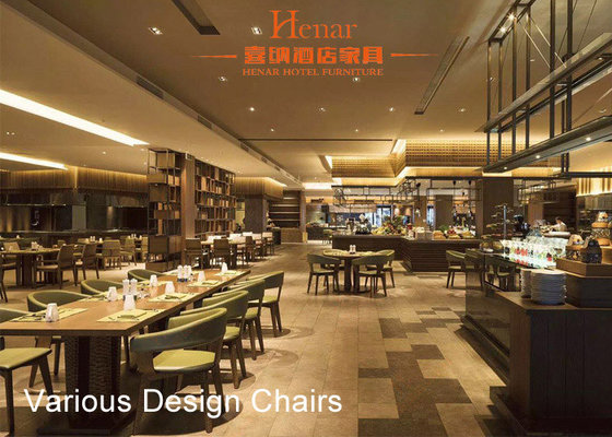 Nordic Design Bent Wooden French Dining Chairs / Modern Hotel Furniture