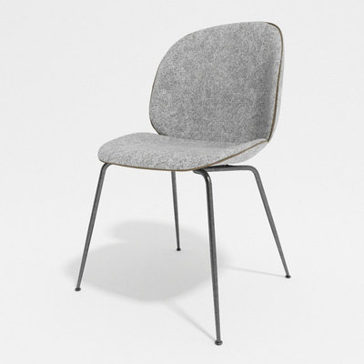 balck metal leg color velvet Beetle Chair