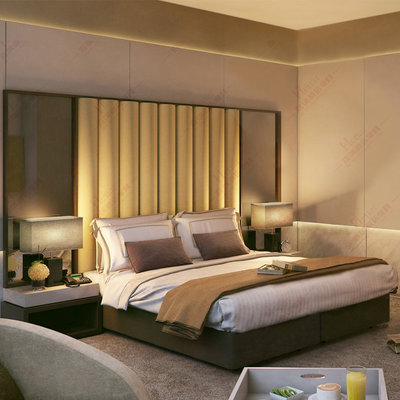 Simple Design Commercial Hotel Bedroom Furniture Sets SGS / IMO